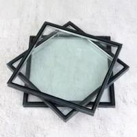 China 8mm 10mm 12mm Anti Glare Double Layer Insulate Glass Panel Library Curtain Wall for sale