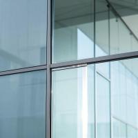China Tempered High Class Insulated Curtain Wall Glass Panel Gentle Technology for sale