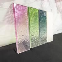 China Graded Laminated Glass Decorative Multicolor Panel Sheet System for sale