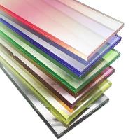 China Graded Laminated Glass Decorative Multicolor Panel Sheet System for sale
