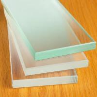 China 10mm Colored Safety Laminated Glass Panel Stylish Balcony System for sale
