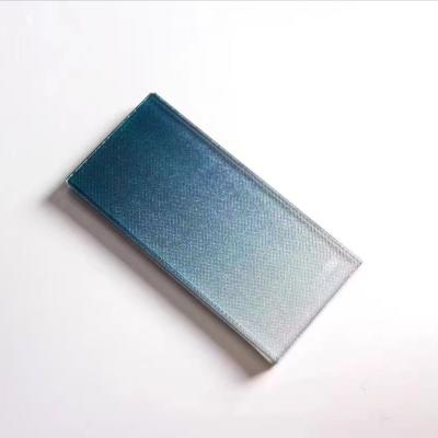 China Gradient Laminated Glass Panel Display Showcase Shower System for sale