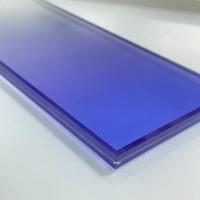 China Gradient Laminated Glass Panel Display Showcase Shower System for sale