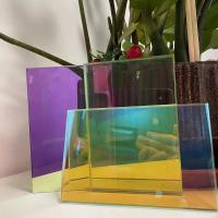 China Gradient Laminated Glass Panel Display Showcase Shower System for sale