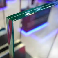 China Custom Decorative Laminated Glass Sheet With Fabric Wire Mesh for sale