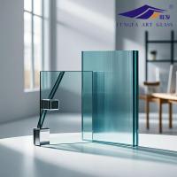 China Tempered Laminated Safety Glass Panel Enhanced Strength System for sale