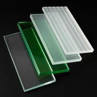 China Colored 10mm Laminated Safety Glass Panel Stylish Balcony Railing for sale