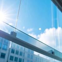 China Performance Low E Coated Reflective Glass Curtain Wall Panel System for sale