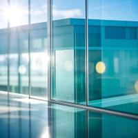 China Reflective Float Safety Glass Curtain Wall Low E Enhanced Panel System for sale