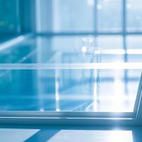 China Coated Low E Reflective Safety Glass Curtain Wall Panel System for sale