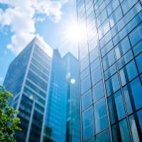 China Low E Float Reflective Explosion Proof Glass Curtain Wall Panel System for sale