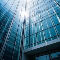 China Explosion Proof Float Low E Reflective Glass Curtain Wall Panel Coating for sale