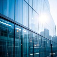 China Explosion Proof Reflective Low E Float Glass Curtain Wall Panel System for sale