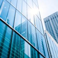 China Explosion Proof Reflective Low E Float Glass Curtain Wall Panel System for sale