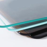 China Ultra Clear Colored Tinted Tempered Glass 3mm 19mm Shower Toughened Glass for sale