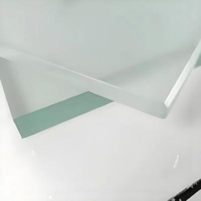 China Durable 10mm Tempered Glass Door for Safe Room Installations Solid Glass High Class for sale
