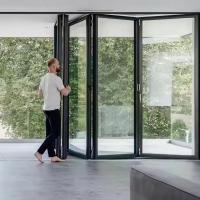 China Durable Tempered Glass Shower Door Explosion Proof Surface Finished for sale