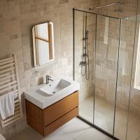 China Customizable Tempered Float Safety Glass Shower Room Panel System for sale