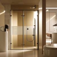 China Luxurious 12mm Tempered Glass Shower Room Modern Bathroom Toughened Glass for sale