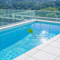 China Tempered Safety Glass Pool Partition Custom Sizes Available Options for sale