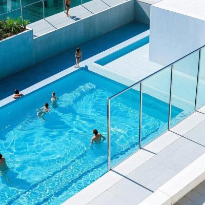 China Tempered Safety Glass Pool Partition Customizable Packaging Options Available for sale