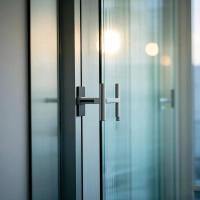China Elegant Tempered Safety Glass Door Designs For Contemporary Interior Spaces for sale