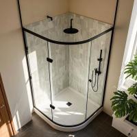 China Modern Customizable Shower Room Durable Tempered Safety Glass Enclosure for sale