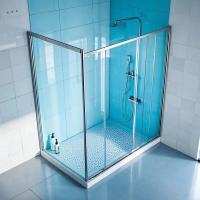 China High Safety Transparent Tempered Glass Shower Enclosure Flat Toughened Glass Bathroom for sale