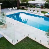 China 12mm Swimming Pool Tempered Glass - Salt Alkali Resistant Laminated/Coastal Fence for sale
