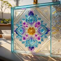 China Mild Physique Patterned Decorative Glass For Elegant Showcase Shower Rooms for sale