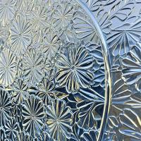 China Decorative Patterned Textured Glass Mild Physique Building Doors Windows Partition Panel for sale