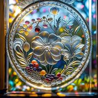 China Stylish Partition Friendly Patterned Textured Decorative Glass Panel Doors Windows Application for sale