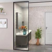China Energy Efficient Low E Coated Corrugated Decorative Glass Panel For Mall Facade Applications for sale
