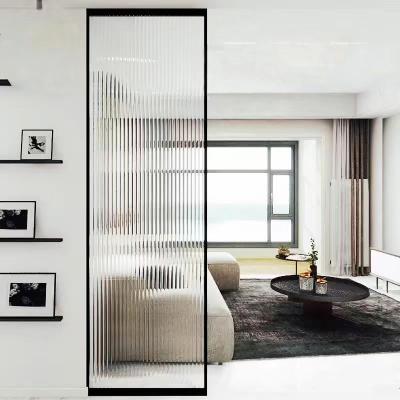 China Club Background Decorative Glass Wall Gradient Color Glaze Changhong Art Glass Panel for sale