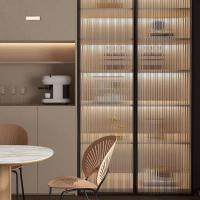 China Diamond Pattern Changhong Wire Decorative Glass Jewelry Store Anti Theft Display Case Light Opaque High End Customized for sale