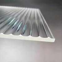 China Impact Resistant Building Decorative Patterned Glass Panel Showcase Stylish Certified Application for sale