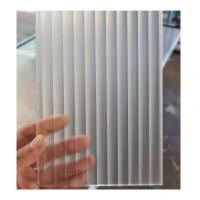 China Solid Oil Sand Decorative Glass 3mm Flat Curtain Wall Glass For Hotel Bathroom for sale