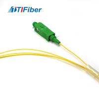 China SC APC Single Mode Fiber Optic Pigtail 9/125um G.652D G.657A2 Low Loss for sale