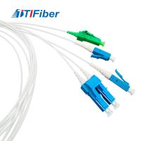 China 9/125 G652D G657A LSZH Fiber Optic Pigtail Single Mode Duplex 1m 2m 3m for sale