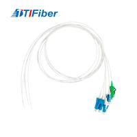 China 9/125 G652D G657A LSZH Fiber Optic Pigtail Single Mode Duplex 1m 2m 3m for sale