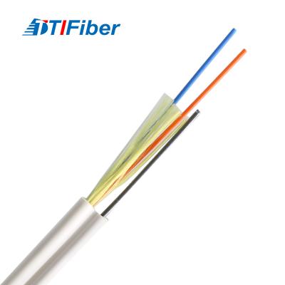 China GJYRCH SM G652D G657A Steel Wire FTTH Fiber Optic Cable Indoor Outdoor 2-12 Core for sale