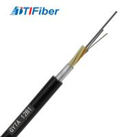 China Aerial Armored GYTS GYTA Fiber Optic Cable Single Mode 2-24 Core 12.9mm for sale
