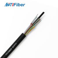 China Outdoor Aerial GYFTY Fiber Optic Cable 2-24 Cores G652D Single Mode FTTH FRP for sale