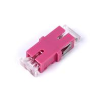 China SC UPC Singlemode Fiber Optic Adapter Simplex Duplex Ceramic Sleeve Plastic Housing LAN for sale