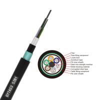 China Armored Fiber Optic Cable Outdoor Aerial Duct Direct Burial GYTS GYTA GYTA53 2-144 Cores for sale