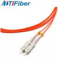 China 62.5/125 Multimode Fiber Optic Patch Cord SC/UPC -SC/UPC SM DX Fiber Cable for sale