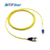 China Fiber Optic Patch Cord FC/UPC to LC/UPC Singlemode Simplex 3mm Jumper for sale