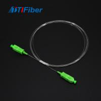 China FTTH Indoor Invisible Transparent Patch Cord SC/APC Singlemode 0.9mm 3.0mm for sale