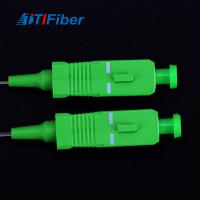 China FTTH Indoor Invisible Transparent Patch Cord SC/APC Singlemode 0.9mm 3.0mm for sale