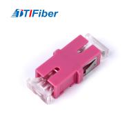 China Sc Apc Upc Sm Simplex Subscriber Optical Fiber Adapter Oem Available for sale